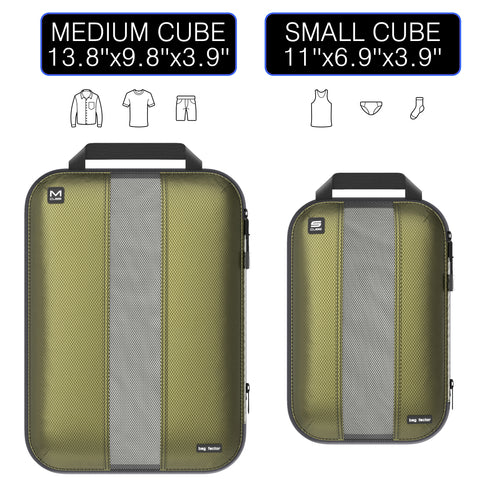 Premium Ultralight Compression Packing Cubes for Travel - Bag Factor L