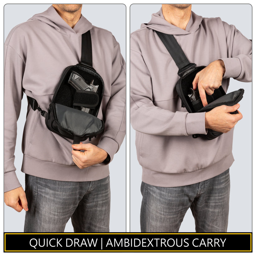 Bag Factor Paratus Sum Premium Discreet Tactical CCW Sling Bag – Conce